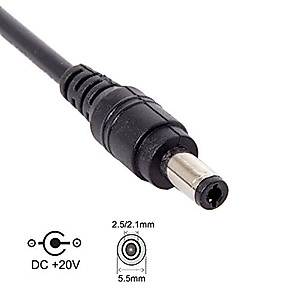 chenyang CY USB 3.1 Type C USB-C to DC 20V 5.5 2.5mm & 2.1mm Power Plug PD Emulator Trigger Cable for Laptop