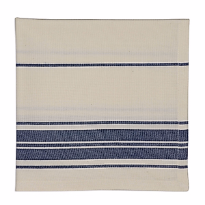 DII 100% Cotton Cloth Napkins, 18x18 Dinner Napkins, for Basic Everyday Use, Banquets, Weddings, Events, or Family Gatherings - Set of 4, Farm Fresh Stripe