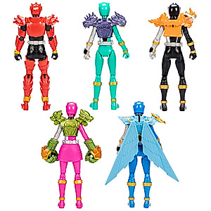 Power Rangers Dino Fury Team Up Pack, 6-Inch Action Figures, Toys for 4 Year Old Boys and Girls, Action Figure Set, Superhero Toys (Amazon Exclusive)