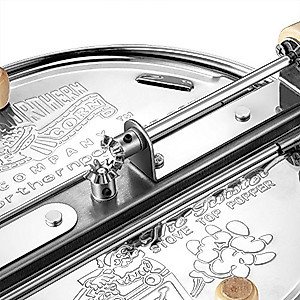 Great Northern Popcorn Original Stainless Steel Stove Top 6-1/2-Quart Popcorn Popper