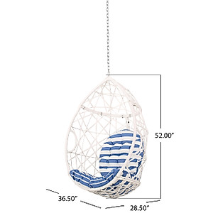 Christopher Knight Home Hammock/Swing, White + Blue
