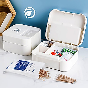 Medical Cotton Swabs, JMU Cotton Swabs with Wooden Sticks, 1000 Count