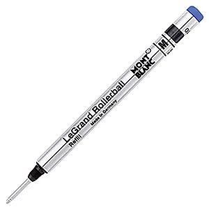 Montblanc Rollerball LeGrand Refills (M) Royal Blue 124503 – Pen Refills for Meisterstück LeGrand Rollerball Pens with a Medium Tip – 2 x Blue Pen Cartridges