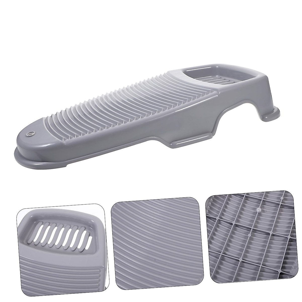 Alipis Home Washboard Scoops Mini Hand Wash Hand Washing Clothes Tool Shirt Delicates Bag for Washing Machine Small Washing Machine Thickening Grey Ironing Board Travel Old Fashioned