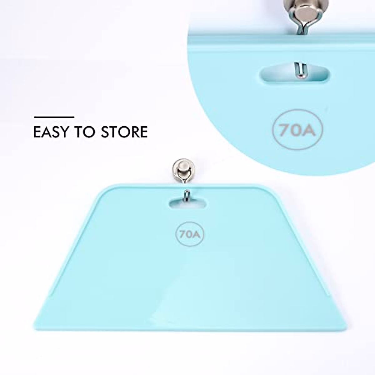 FOSHIO Wallpaper Smoothing Tool, Blue Flexible Wallpaper Squeegee Smoothing Tool for Wallpaper Smoother for Installation, Perfect for Vinyl Crafts, Smoothing Peel and Stick Wall Paper, Window Films