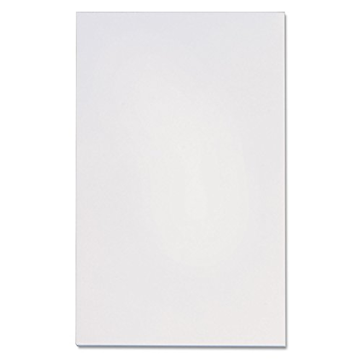 Universal 35618 8-1/2 x 11 White Unruled Scratch Pads (100-sheet pads)
