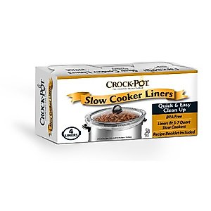 Crock Pot Slow Cooker Liners, 24 Liners (6 packs of 4 count)