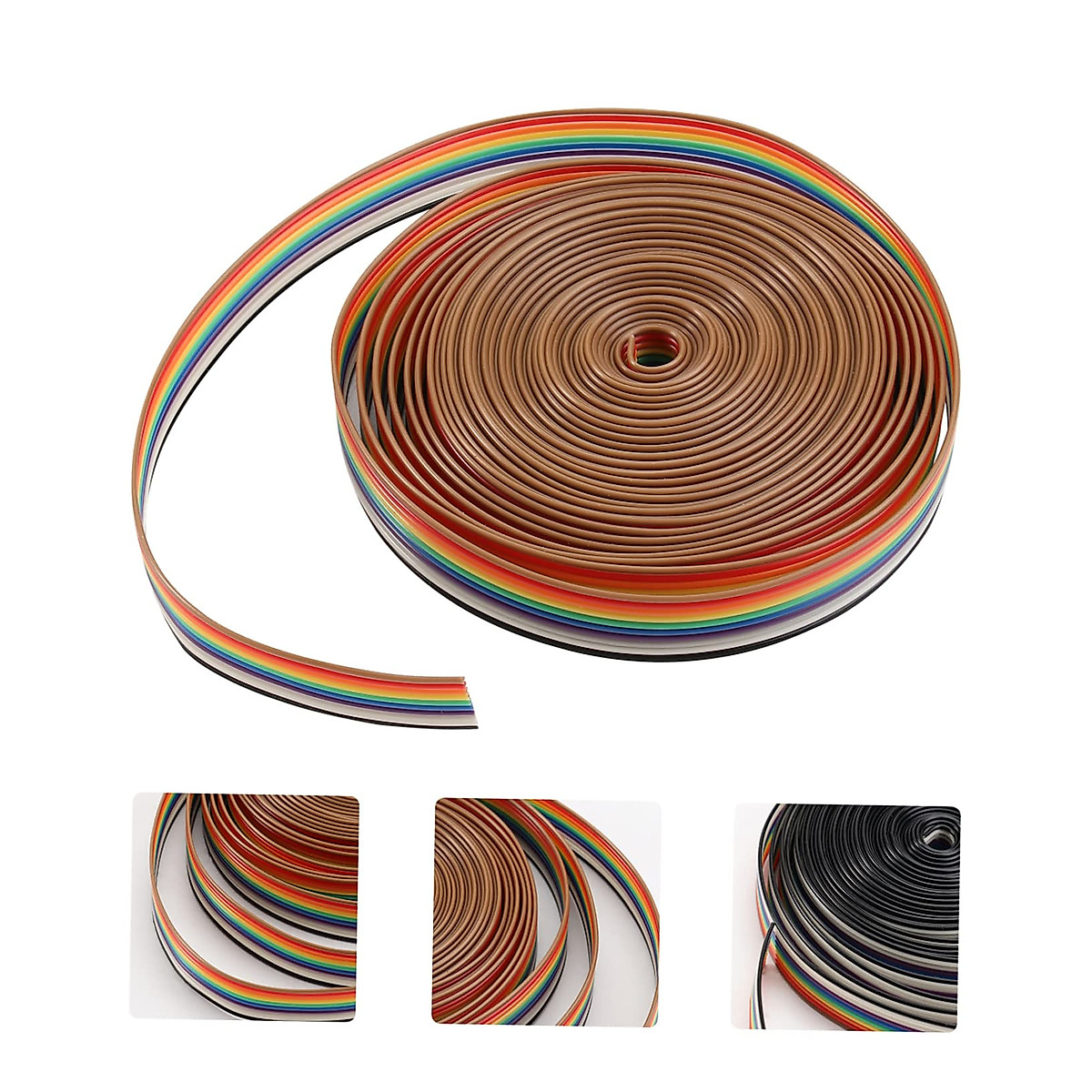 VILLFUL 2pcs 10 Jumper Wire Kit Terminal Connectors Metal Filament Male Female Wire Connectors Breadboard Jumper Wires 34 Pin Ribbon 10pin Male to Female Ribbon Wire Flat Cable