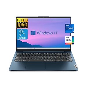 2022 Newest Leonvo IdeaPad 5 Laptop, 15.6 inch FHD Touchscreen, Intel Core i7-1165G7,12GB RAM, 512GB SSD, Backlit Keyboard, Fingerprint Reader, Wi-Fi 6, Bluetooth, Windows 11 Home, Bundle with JAWFOAL