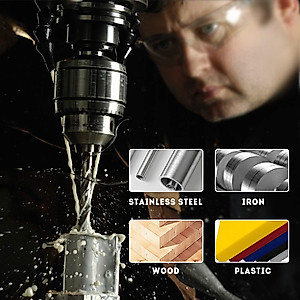 8Pcs End Mill Bits HSS CNC End Mill Cutter Drill Bits for Wood, Aluminum, Steel, Titanium, Straight 4 Flute Mill Bit Set 1/16"-1/2" by Oudtinx