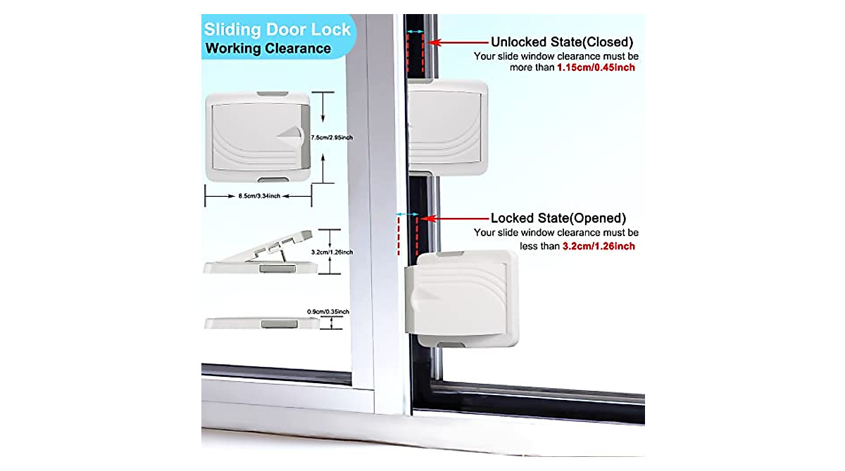 Sliding Door Lock Set - Child Safety Solutions