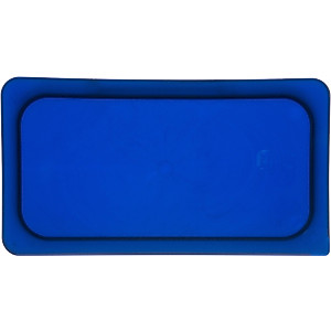 Carlisle FoodService Products 3058060 Smart Lids Third Size Polyethylene Lid, Dark Blue, 1 Count (Pack of 1)