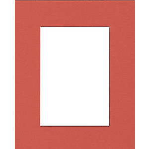 16x20 Acid Free White Core Picture Mats Cut for 11x14 Pictures in Orange
