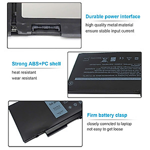 68Wh GJKNX 7.6V Battery for Dell Latitude 5480 5490 5580 5590 5495 5491 5591 5280 5290 5488 5288 E5480 E5580 E5490 E5590 Precision 3520 3530 451-BBZG 5YHR4 GD1JP 0GD1JP DY9NT 0DY9NT P60F P72G 4-Cell