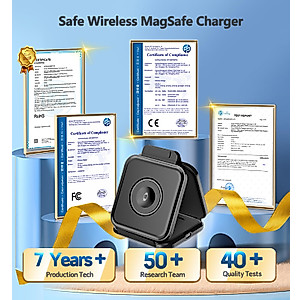 3 in 1 Charging Station for Apple Devices 20W Foldable Mag-Safe Charger for Travel Wireless Charger Pad for iPhone 15 14 13 12 Pro/Pro Max/Plus/Mini AirPods 2/3/Pro iWatch Ultra/8/7/SE/6/5/4/3/2