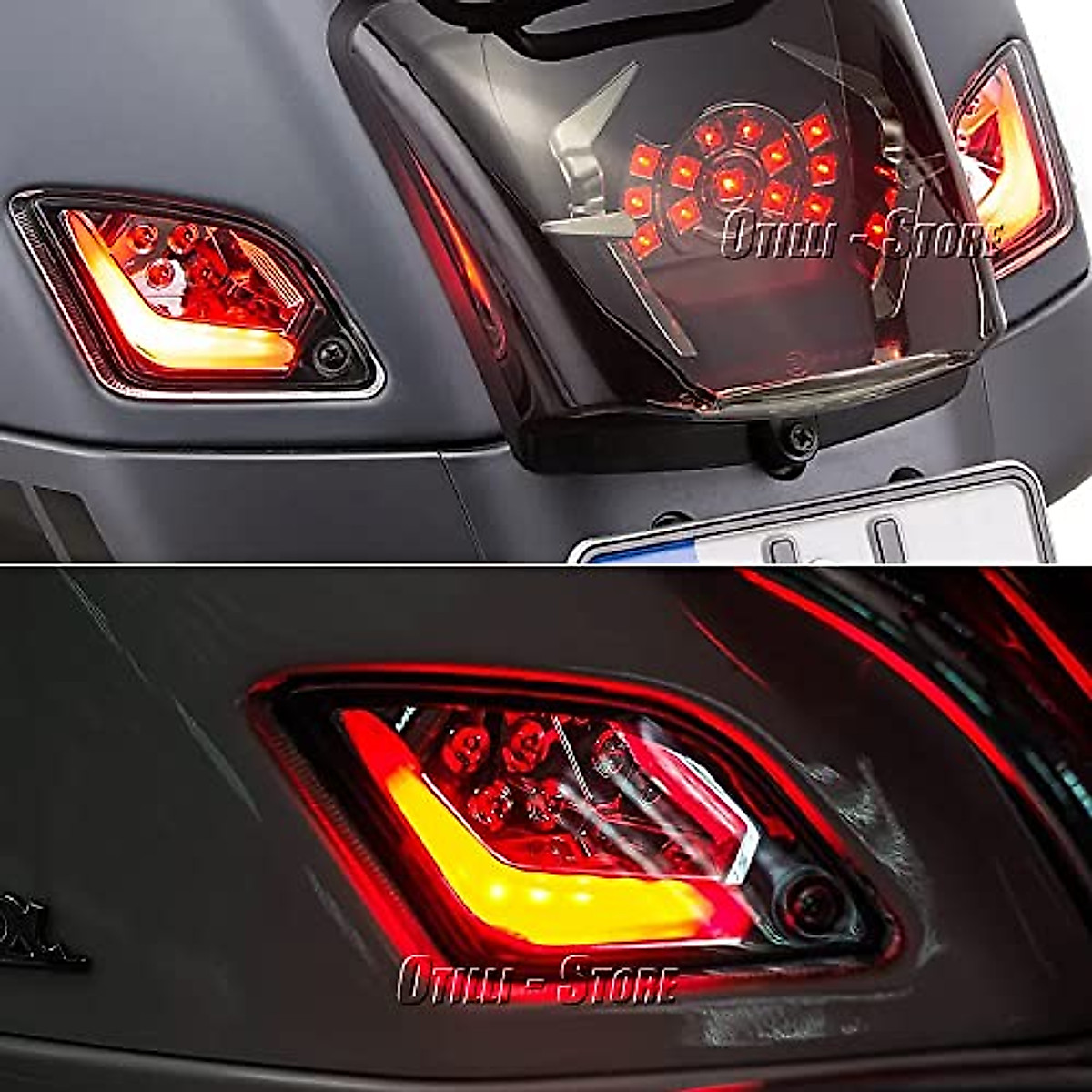 New Motorcycles GTS150 GTS250 GTS300 LED Rear and Front Turn Signal Light For Vespa GTS 150 300 GTV 250 GTV300 Tail Light (Front and Rear)