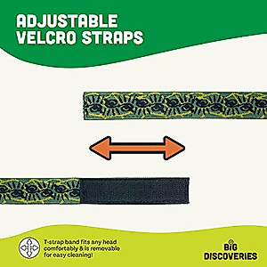 Sun Company DinoBryte - Adjustable Strap, Battery Powered Flashlight with Realistic Dinosaur Roar Sound, Perfect for Children Ages 6 and Up