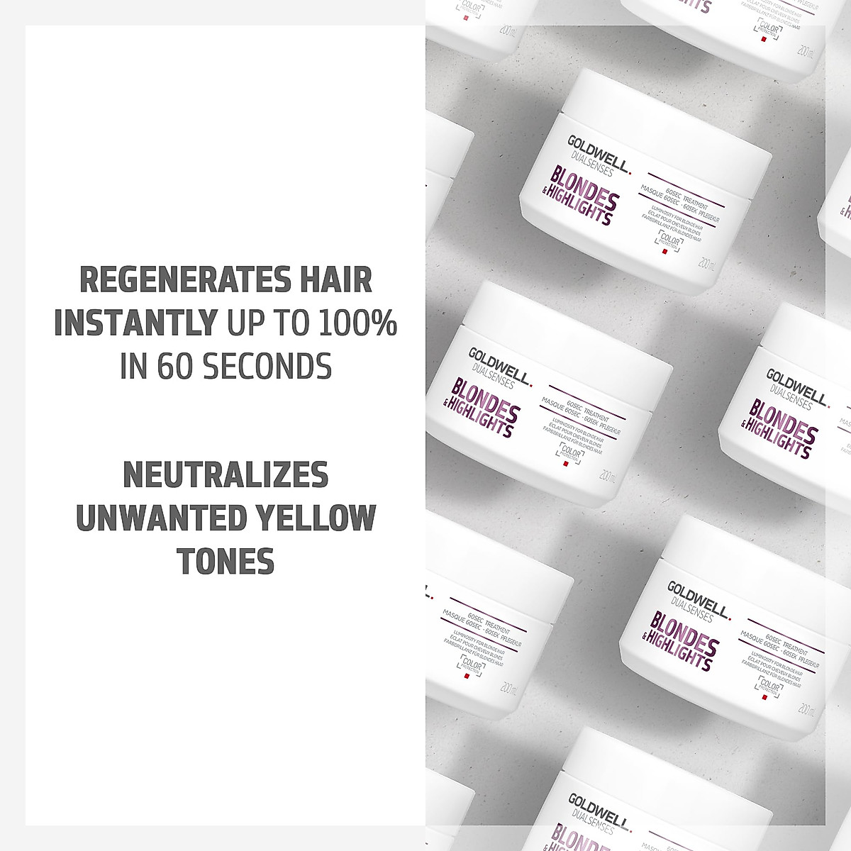 Goldwell Dualsenses Blondes & Highlights Anti-Yellow 60sec Treatment 6.8oz, 200mL