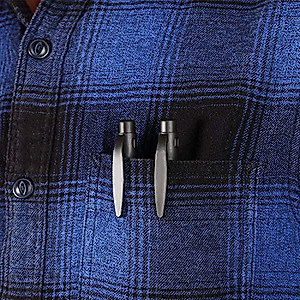 4 Pieces Pocket Screwdriver 4 in 1 Pen Screwdriver Multipurpose Portable Screwdriver Crossing Flathead Screwdriver for Repairing