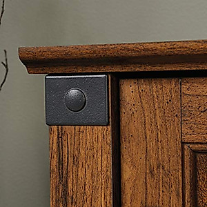 Sauder Carson Forge Computer Desk, Washington Cherry finish