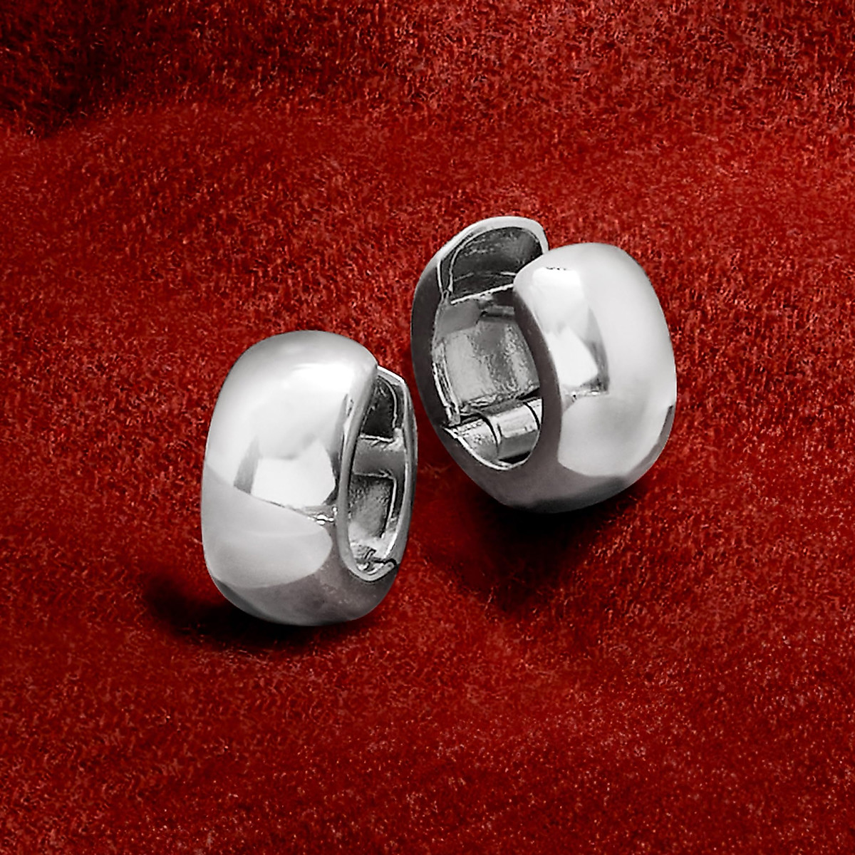 Ross-Simons Italian Sterling Silver Huggie Hoop Earrings