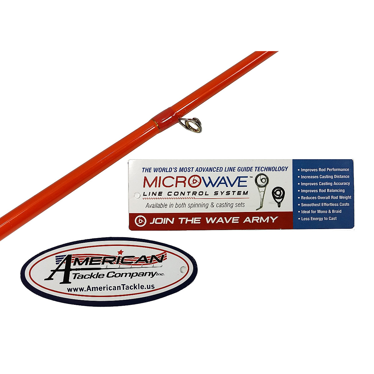 Carrot Stix Casting PRO Wild Wild Orange Fishing Rod (7' 0" Medium Heavy)