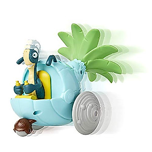 Gigantosaurus Bill's Bubble Toy Vehicle Bounces Up & Down, 6.5" Long, 4" Tall - Easy for Little Hands to Push Along - Dino Car Toys for Toddler Kids Boys & Girls