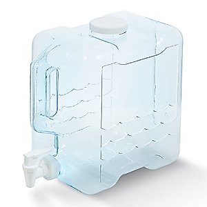 Arrow 2 Gallon Drink Dispenser for Fridge - Plastic Beverage Dispenser with Spigot for Easy Dispensing - Made in the USA, BPA Free Plastic - Convenient Handle, Easy-Pour Spout