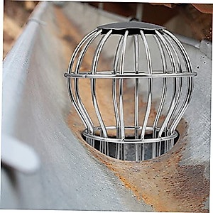 DOITOOL 4 Pcs Floor Drain Cover Gutter Downspout Guards Downspout Filter Gutter Cleaning Tools Escurridor para Fregadero Sink Filter Gutter Downspout Strainer Downspout Screen