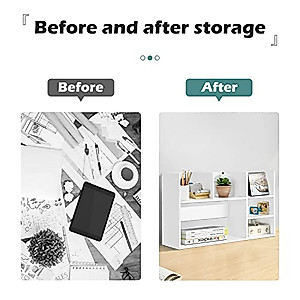 TY ARTS & CULTURE - Storage Closet Rack Office Home Bathroom Shelves Storage - Multi Functional Sizes cabinets Shelves Extra Large White Desk Organizer Shelves Case Racks Multi Units Storage System