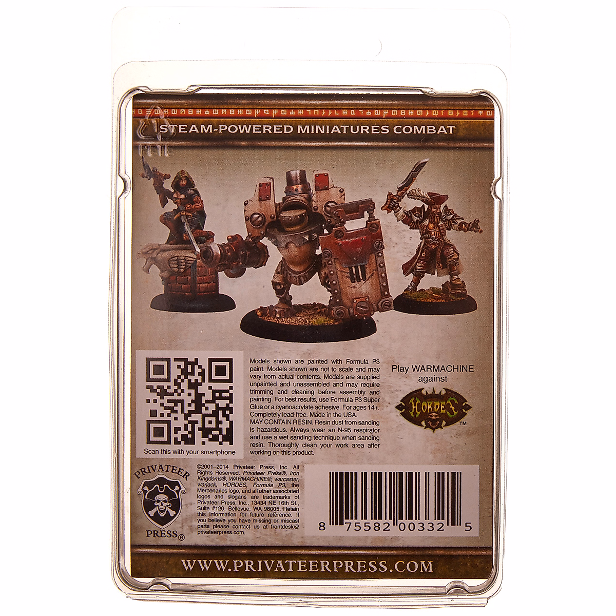 Privateer Press - Warmachine - Mercenary: Durgen Madhammer Model Kit
