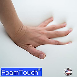 FoamTouch 2x24x95HDF Cushion & Upholstery Foam, 2x24x95, White