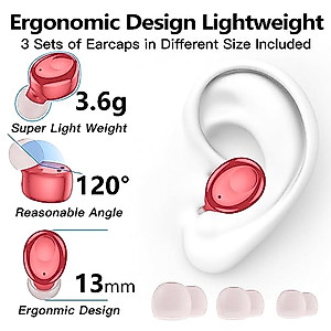 kurdene Bluetooth 5.3 Wireless Earbuds, S8 Deep Bass Hi-Fi Stereo Headset with Microphone in-Ear Call Nosie Cancelling Bluetooth Headphones, Immersive Premium Sound Ear Buds for iPhone, Android