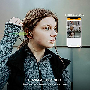 Jabees] Firefly Vintage Bluetooth Wireless Gaming Earbuds - Noise Cancelling Waterproof Headphones with 4 Mic for Call & Music - 40Hr Playtime with Charging Case, Low Latency, aptX, ENC(Bronze)