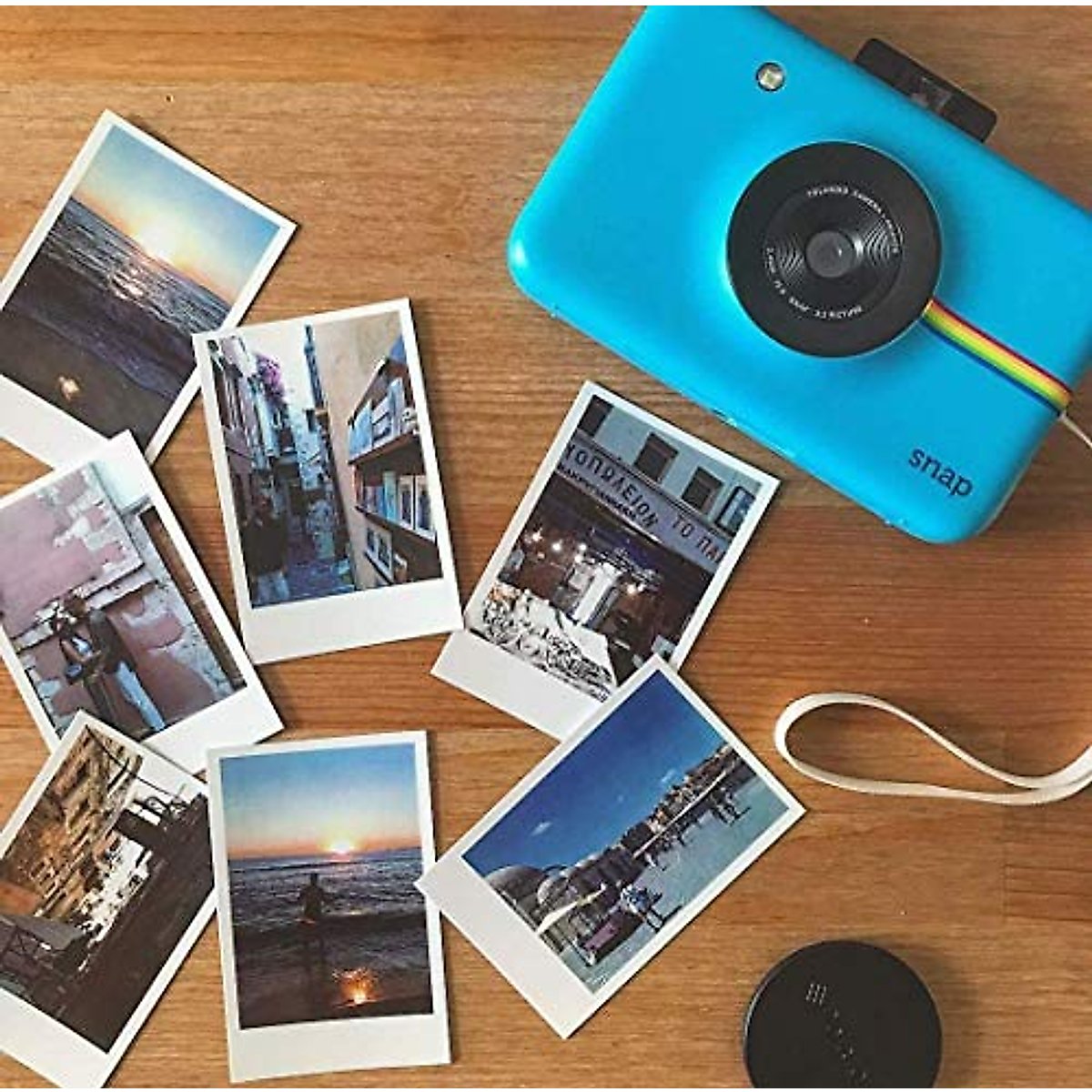 Zink Polaroid Snap Instant Digital Camera (Blue) with ZINK Zero Ink Printing Technology