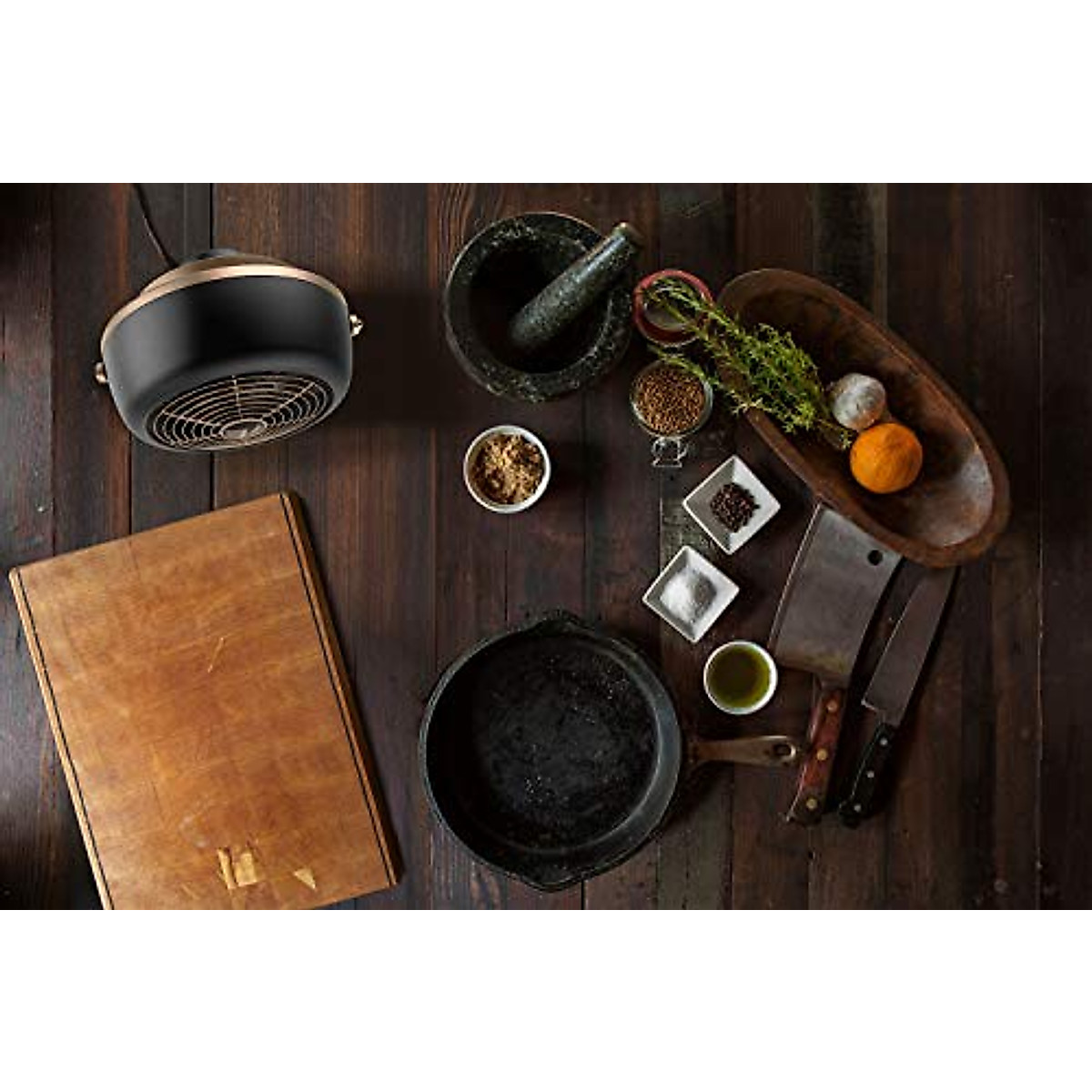 Vornado VFAN Petite Alchemy Vintage Fan, Gunmetal (CR1-0279-102)