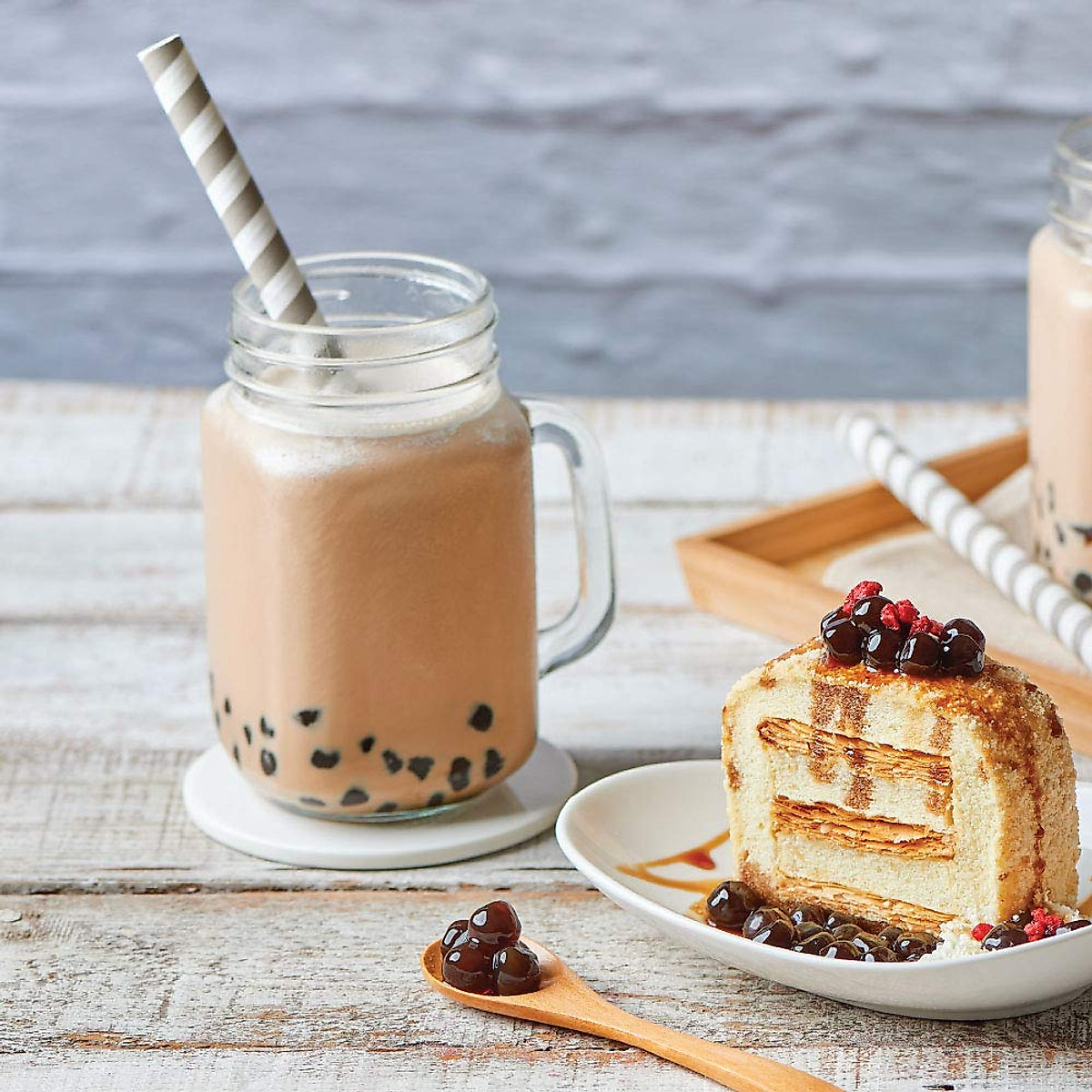 Bossen Bubble Tea Powder Mix - 2.2 Pound (Milk Tea)