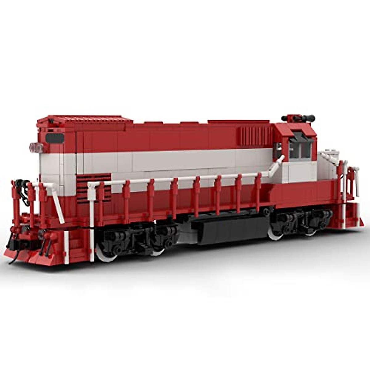 Cospro Retro Train Model Building Blocks, for Frisco GP15 Retro Train, MOC-104691, Collectible MOC Set Toys, Small Particle Building Kit, Compatible with Lego Technic, 1449PCS