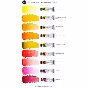 Art Philosophy® Artist Grade Watercolor Tubes Rose Madder