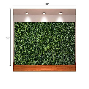 XLL Nature Spring 3D Green Leaves Photography Backdrops Newborn Baby Shower Photo Background Wall Art Wedding Birthday Party Decoration Banner Studio Props Cake Table Booth 9x6ft 9x6FT 270CM X 180CM）