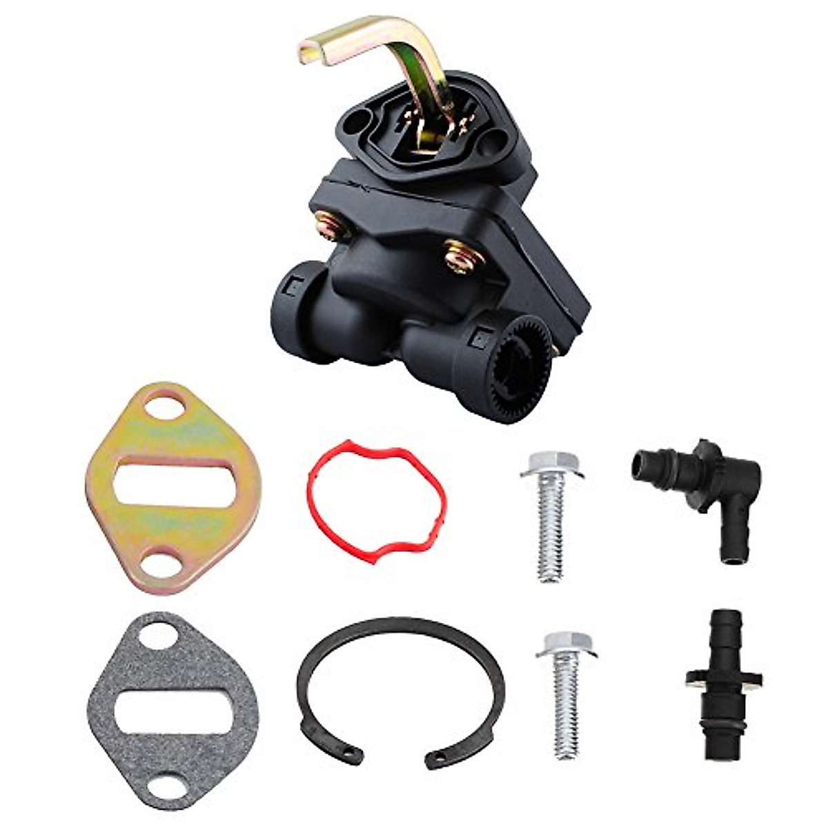 Wadoy 1255902-S Fuel Pump Compatible with Kohler Lawn Mower Garden Equipment Engine CH11-CH15 CV11-CV16 HP Motor Replaces 12 393 03 12 559 01 12 559 01-S