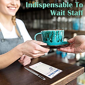 Guest Check Pads For Waiters Waitresses Servers Restaurants Orders or Child’s Practice Single Page Durable Thick Paper 50 Sheets 20 Pk