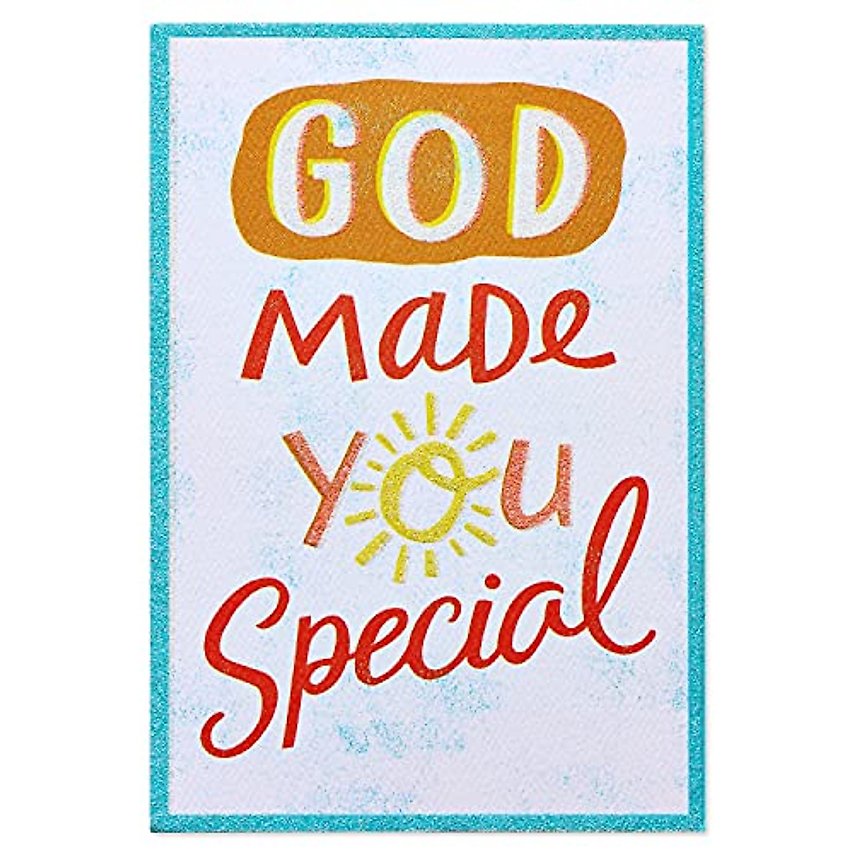 American Greetings Religious Birthday Card (Made You Special)