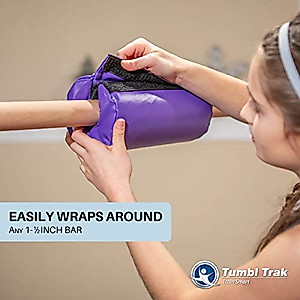 Tumbl Trak Gymnast Bar Pad, Purple, 9.5-Inch