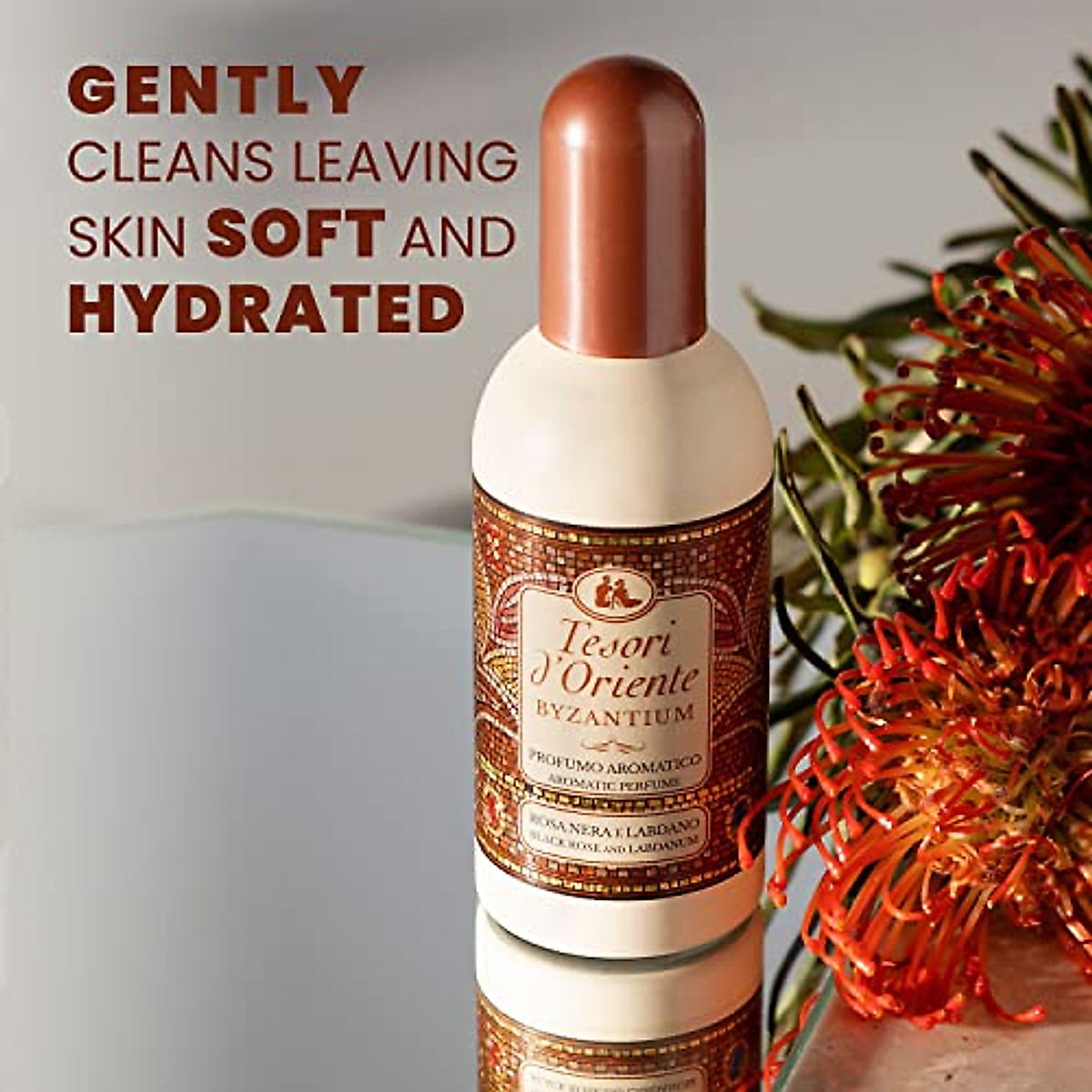 Tesori d'Oriente Perfumes for Women, Women’s Eau De Toilette Spray, Men’s Fragrances -100ml 3.38fl.oz [Italian Import]-(Byzantium)