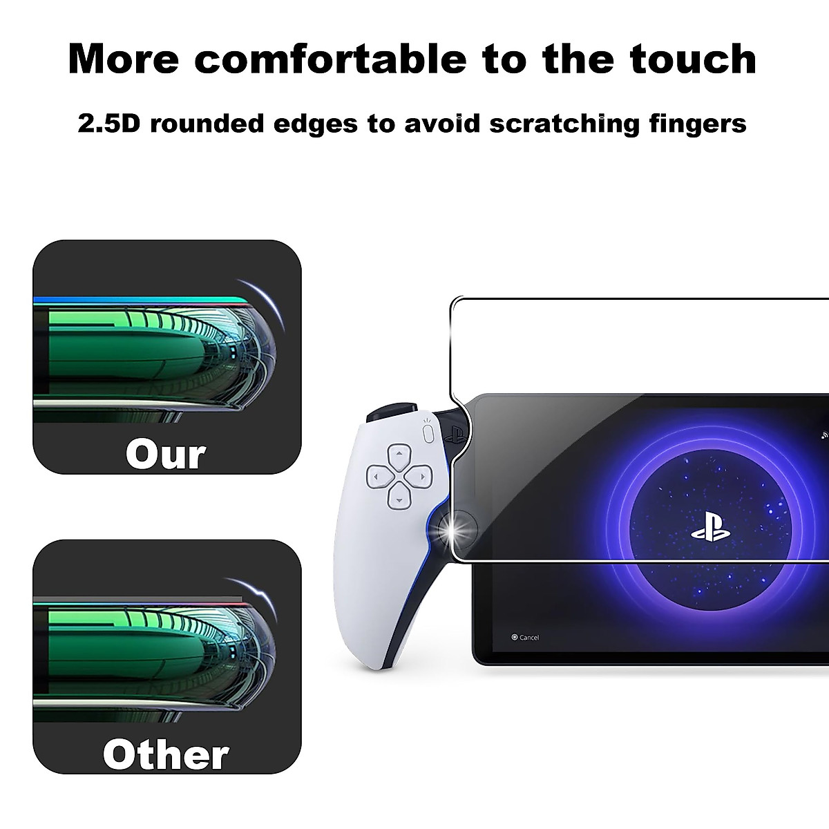 for NS Switch 2 Screen Protector-HD Tempered Glass Crystal Clear,Anti-Scratch,Bubble Free only for NS Switch 2(2 PACK)