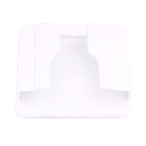 Wall-Mounted Self-Adhesive Mobile Phone Wall Charger Bracket and Remote Control Bracket Multifunctional Storage Box (White)