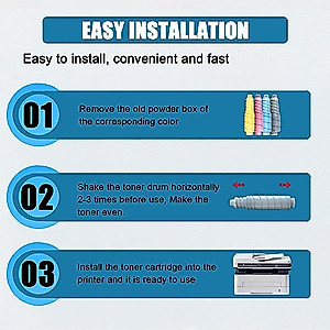 RIOMAN TN612 Toner Cartridge Replacement for Konica Minolta High Yield Compatible Toner Cartridge Work for Konica Minolta Bizhub Press C6500 C6501 C5500 C5501 Printers Combo Pack
