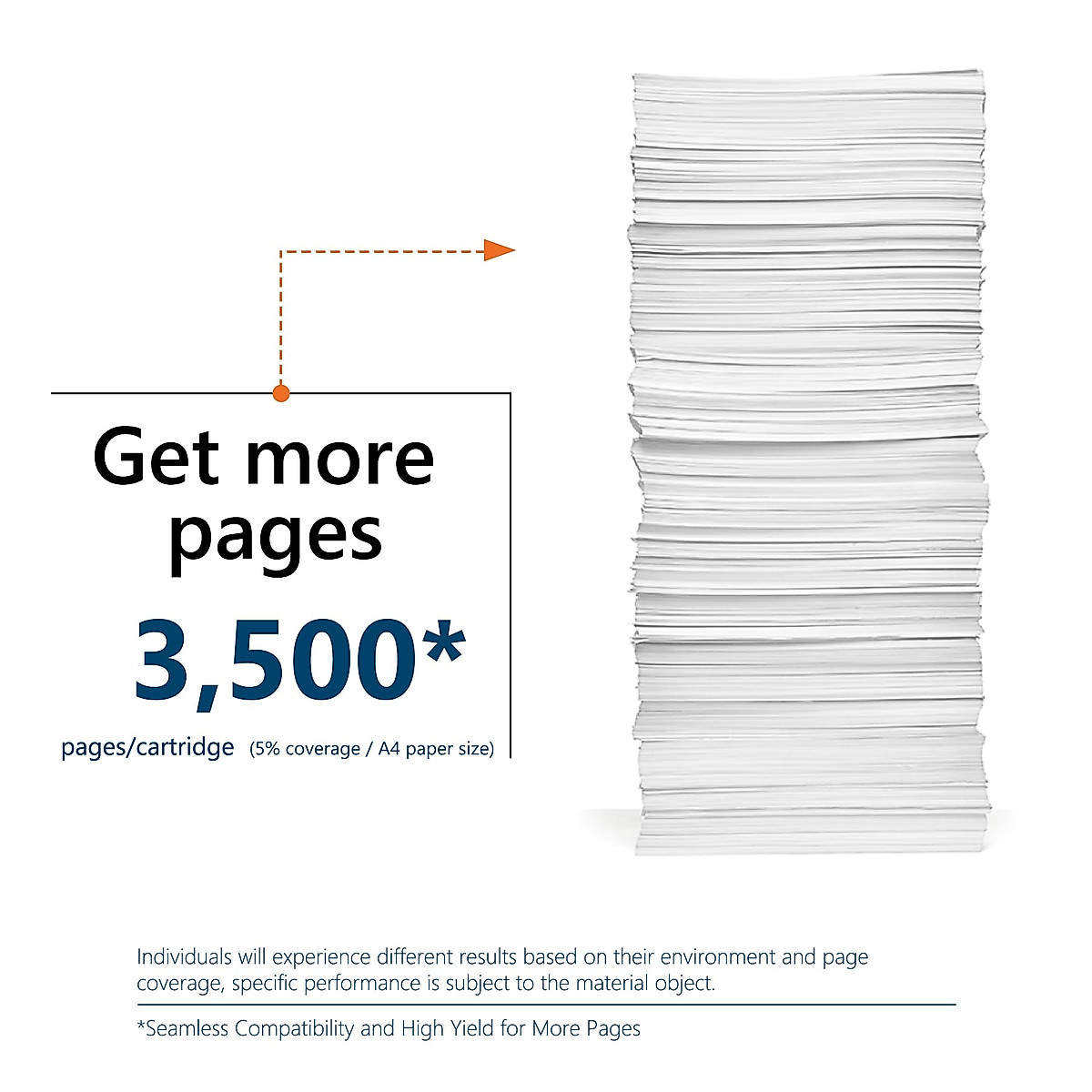 58A Black Toner Cartridge: 1 Pack (with New Chip) Replacement for HP 58A CF258A 58X CF258X Toner Cartridge Work with Laserjet Enterprise M406dn MFP M430f Laserjet Pro M404 MFP M428 M429 Printer