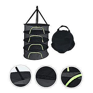 Zerodeko 2pcs Folding Drying net Vegetable Plants Plants Outdoor Plants Laundry Drying Rack Collapsible Wet mesh Drying net Drying Net Accessory Drying Net Device Drying Net Parts Tool